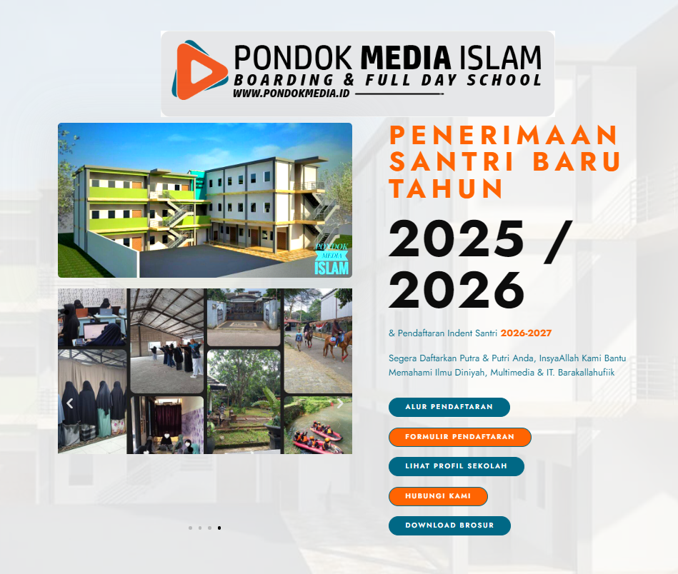Formulir Pendaftaran Pondok Media Islam - PSB 2025/2026